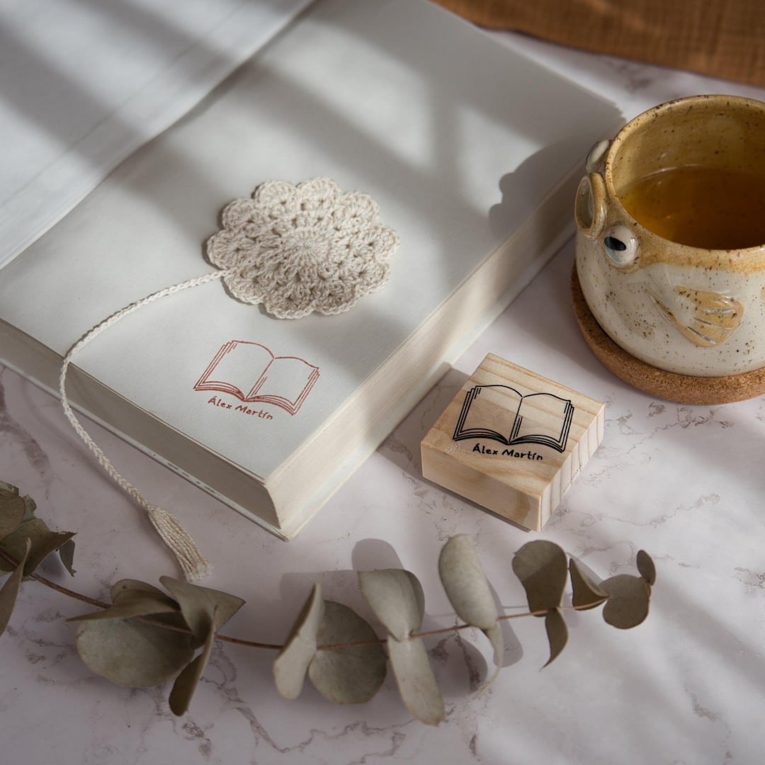 Custom Book Stamp With Name, Personalized Library, From the Library Of ...