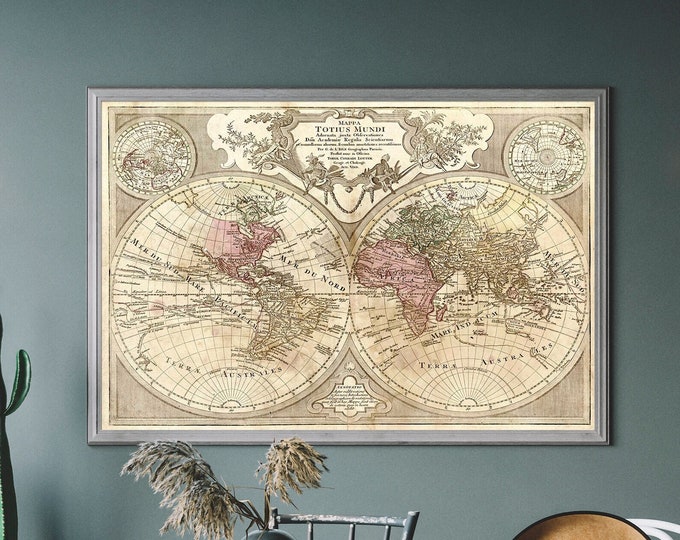 1909 the Encyclopedic Atlas and Gazetteer of the World Vintage Antique ...