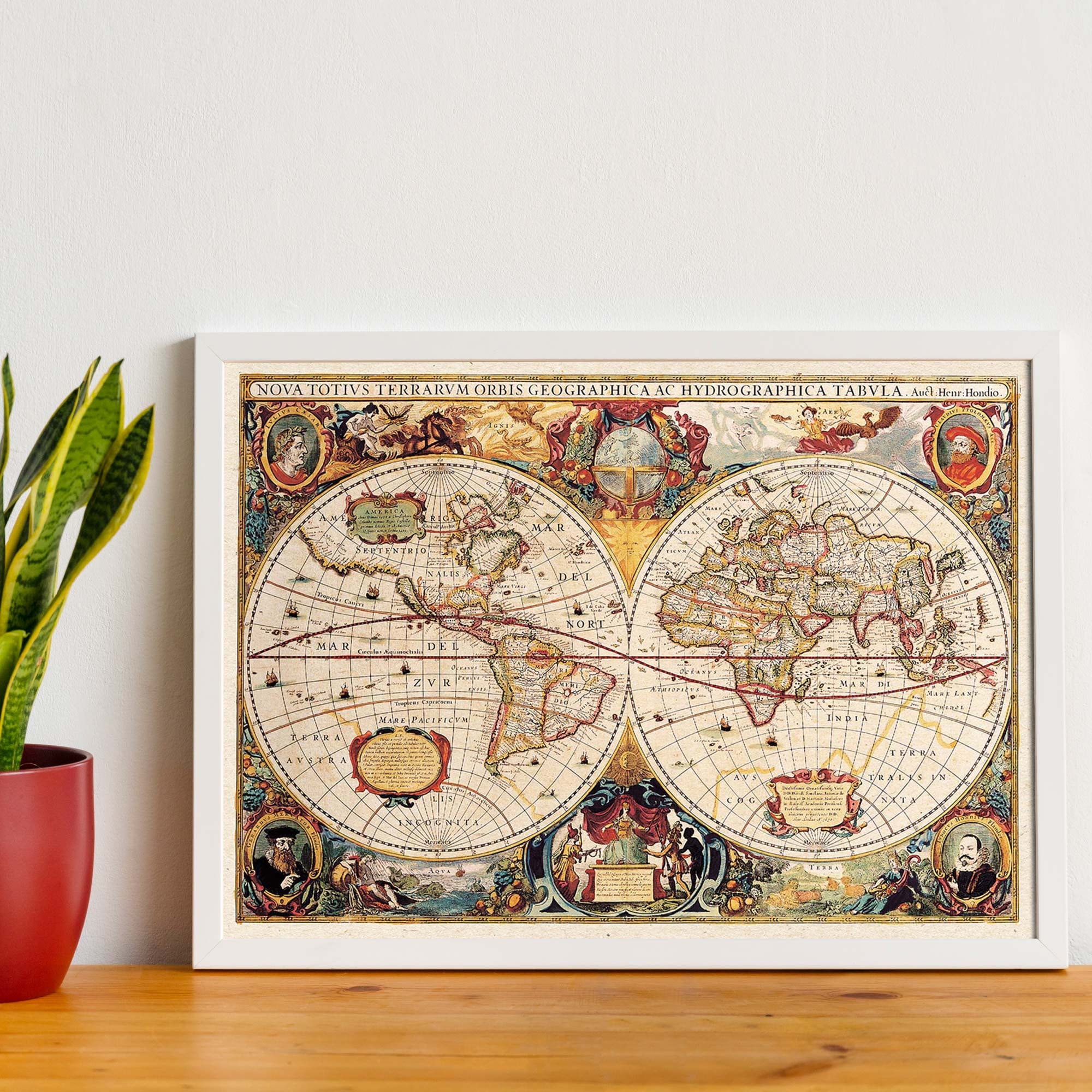 Vintage World Map Antique Map Illustration Historical Map - Etsy UK