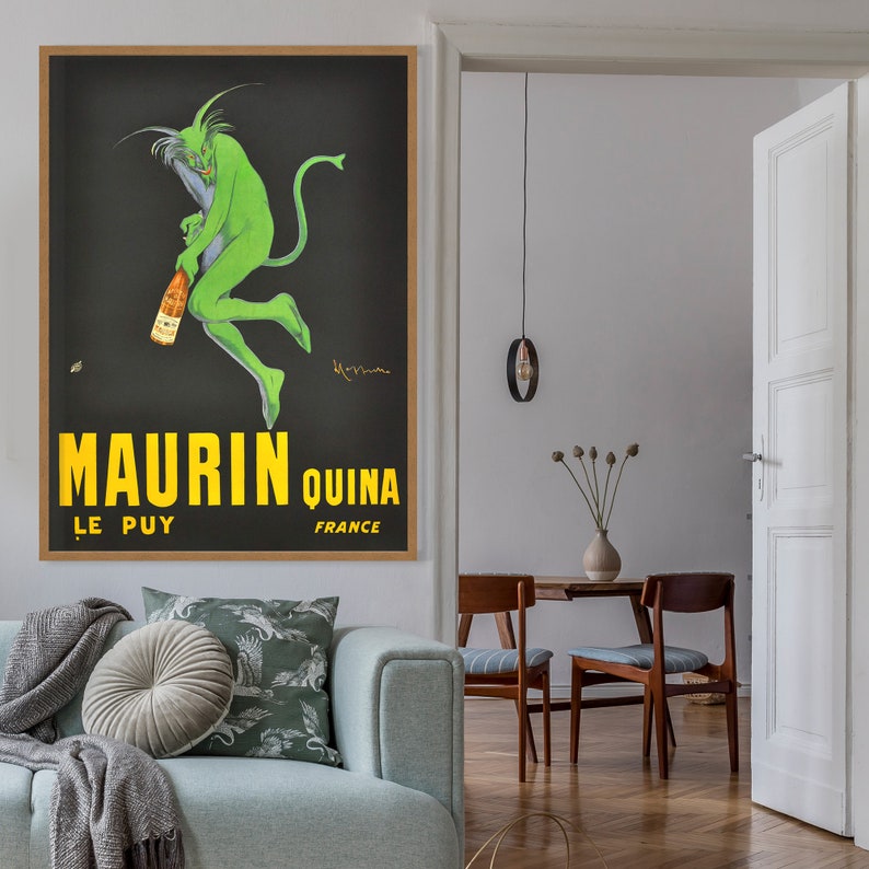 Maurin Quina Vintage Print – Food & Drink Wall Art, Alcohol Advertising ...