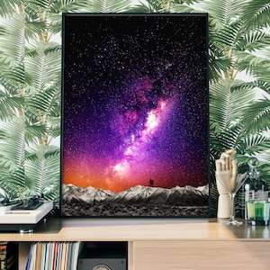 Space Print, Star Gazing Gifts, Space Wall Decor, Sci-fi Art Print ...