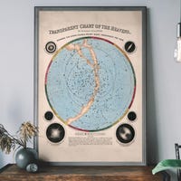 Celestial Map - Poster / Print - Etsy