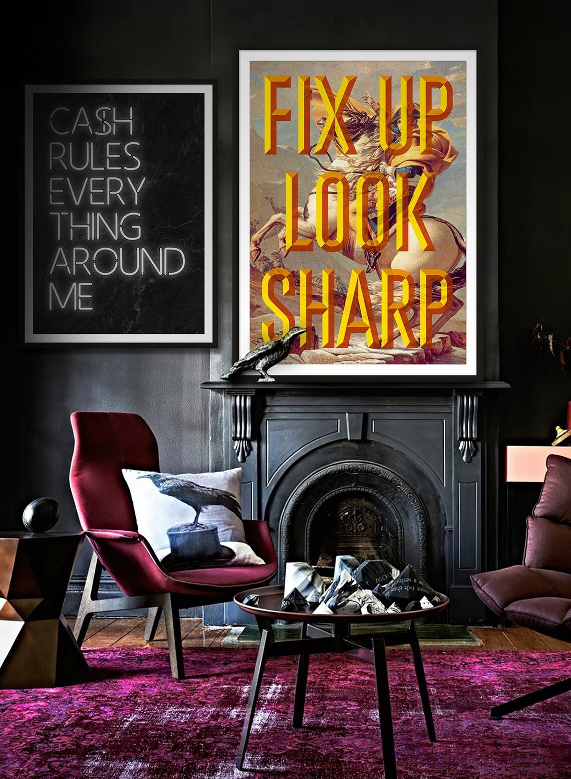 Jacques-louis David Napoleon Fix up Look Sharp Art Print - Etsy