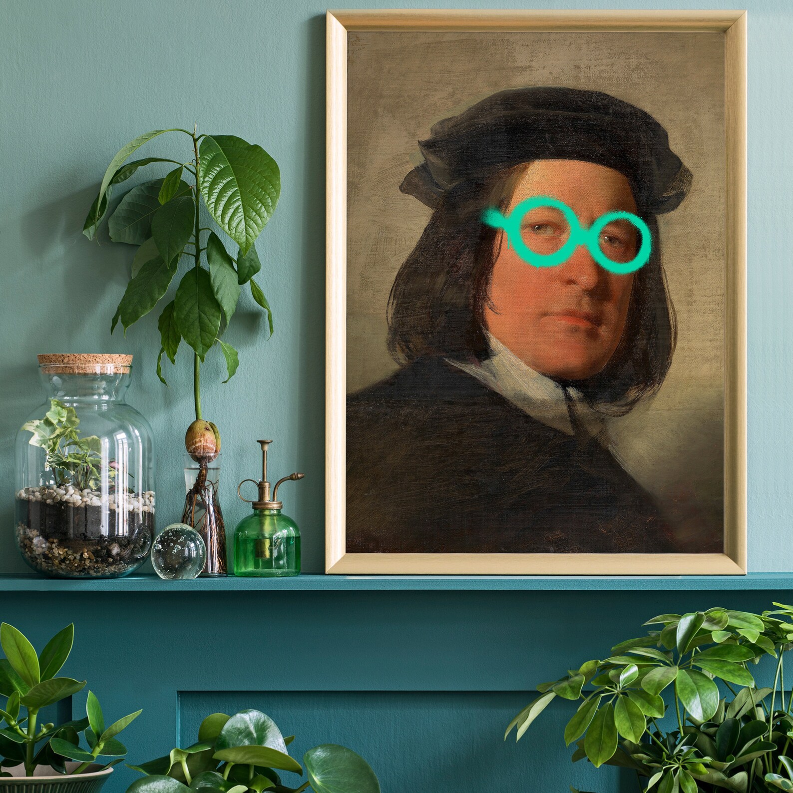 Funny Renaissance Painting, Antique Victorian Portrait, Urban Art ...