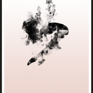 Cloud Dancer 3 Art Print, Fashion Art Print, Pink Clouds Art Print ...