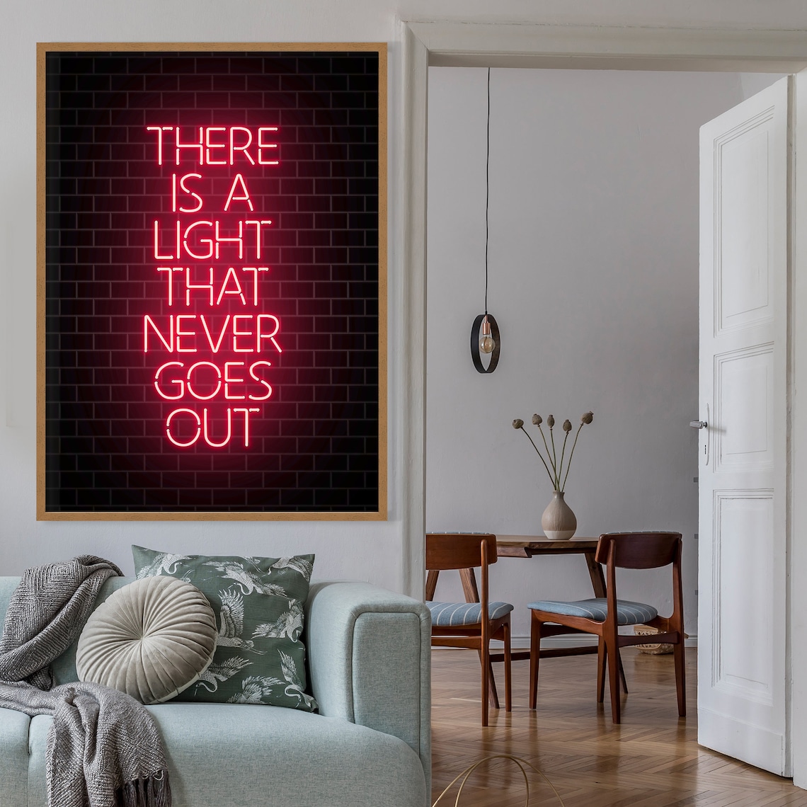 There is A Light That Never Goes Out Neon Art Print the | Etsy