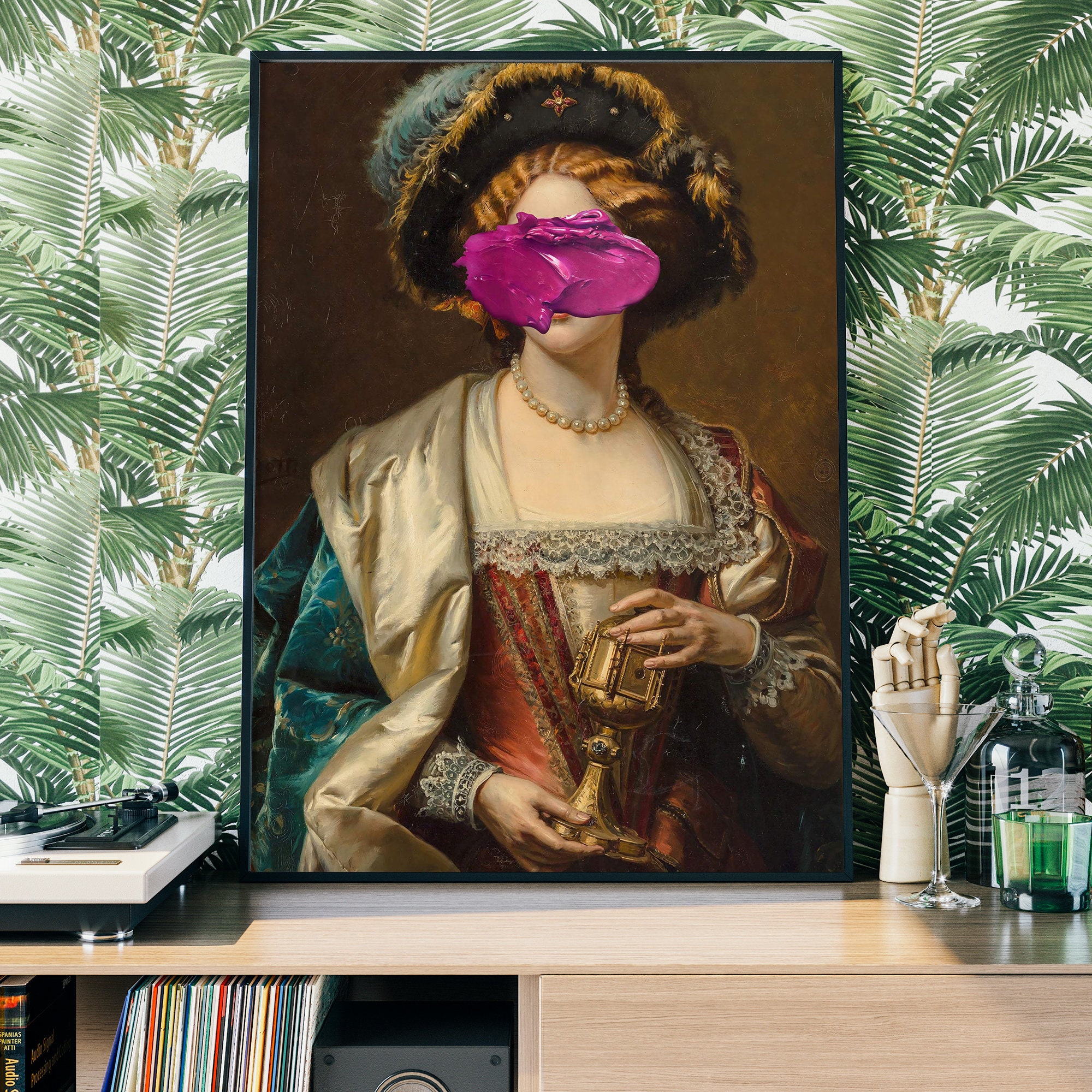 Altered Renaissance Art, Vintage Tudor Painting, Antique Victorian ...