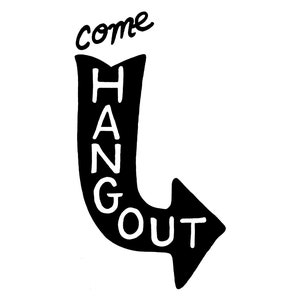 Come Hang Out Sign – Entryway Art, Home Art Print, Positive Minimal ...