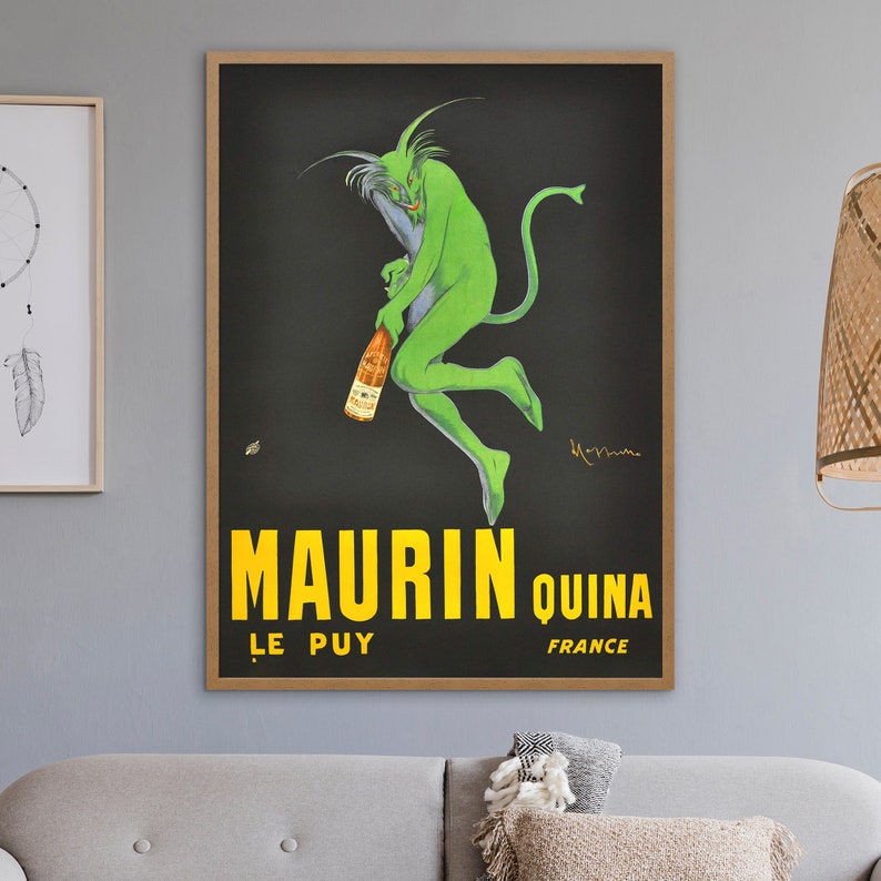 Maurin Quina Vintage Print – Food & Drink Wall Art, Alcohol Advertising ...