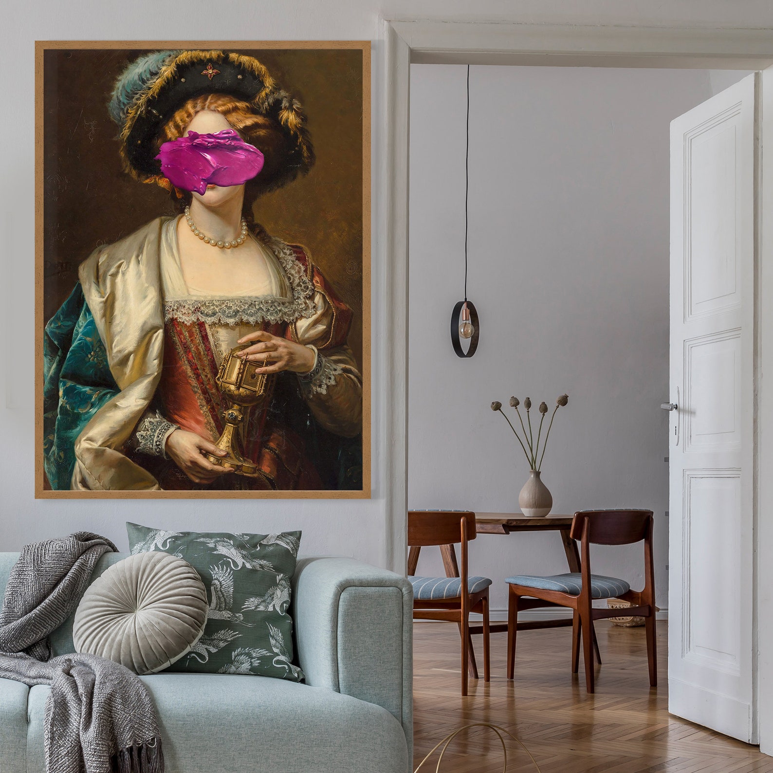 Altered Renaissance Art, Vintage Tudor Painting, Antique Victorian ...