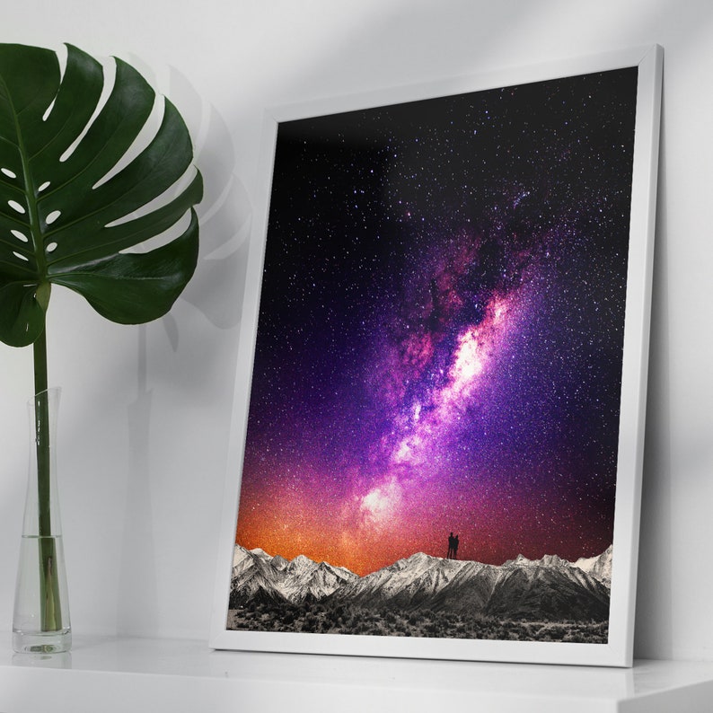 Space Print Wall Art Star Gazing Gifts Galaxy Wall Decor - Etsy