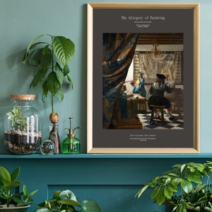 Johannes Vermeer Wall Art – the Art of Painting, Baroque Vintage ...