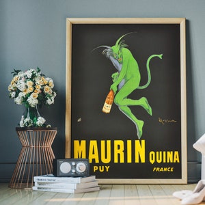 Maurin Quina Vintage Print – Food & Drink Wall Art, Alcohol Advertising ...