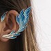 Left Blue Ear Cuff - Etsy