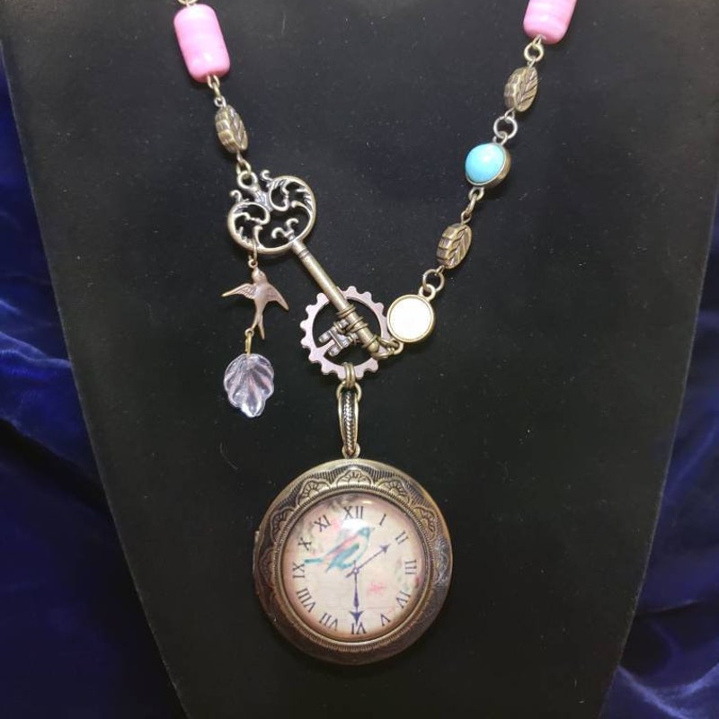 Clock Locket - Etsy