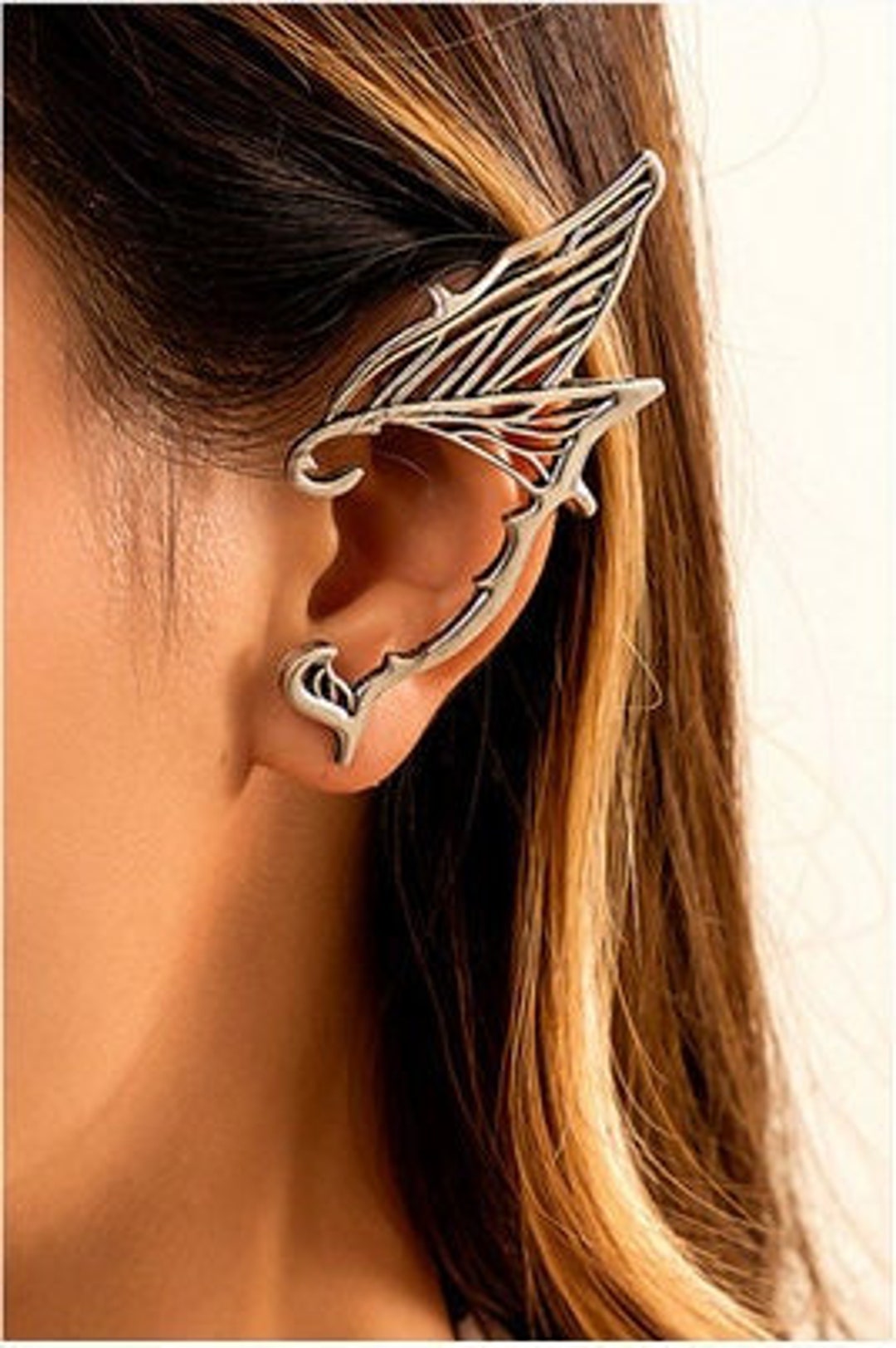 Silver Left Ear Cuff - Etsy