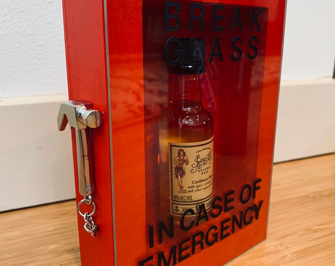 Break Glass in Case of Emergency Decorative Box (alcohol NOT Included ...
