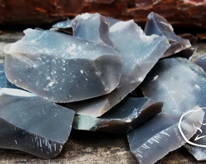 Hand Knapped English Flint Shards 200g for Primitive Fire Lighting ...