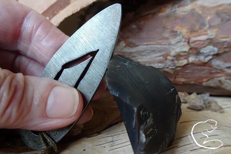 Viking Rune Fire Steel Pendant 'wisdom' for Traditional Flint & Steel ...