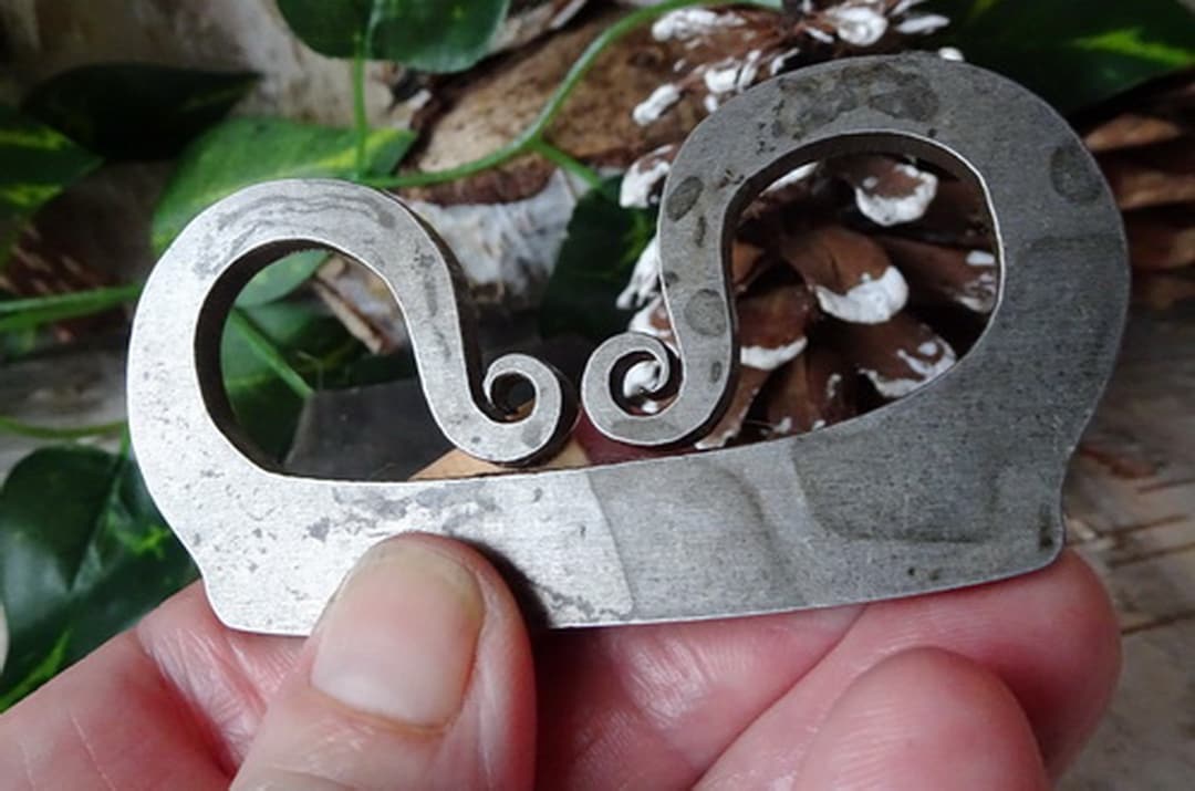Flint & Steel Classic Viking Styled 'C' Striker for Traditional Fire ...