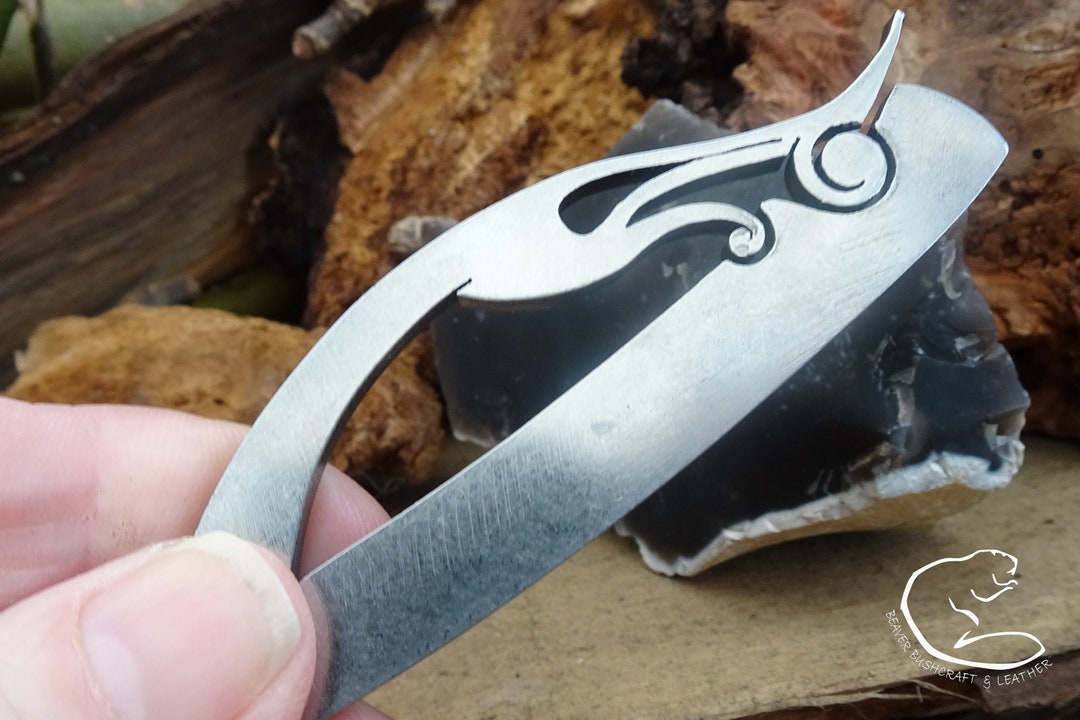 NEW Flint & Steel Striker Viking Wolf With English Flint for ...