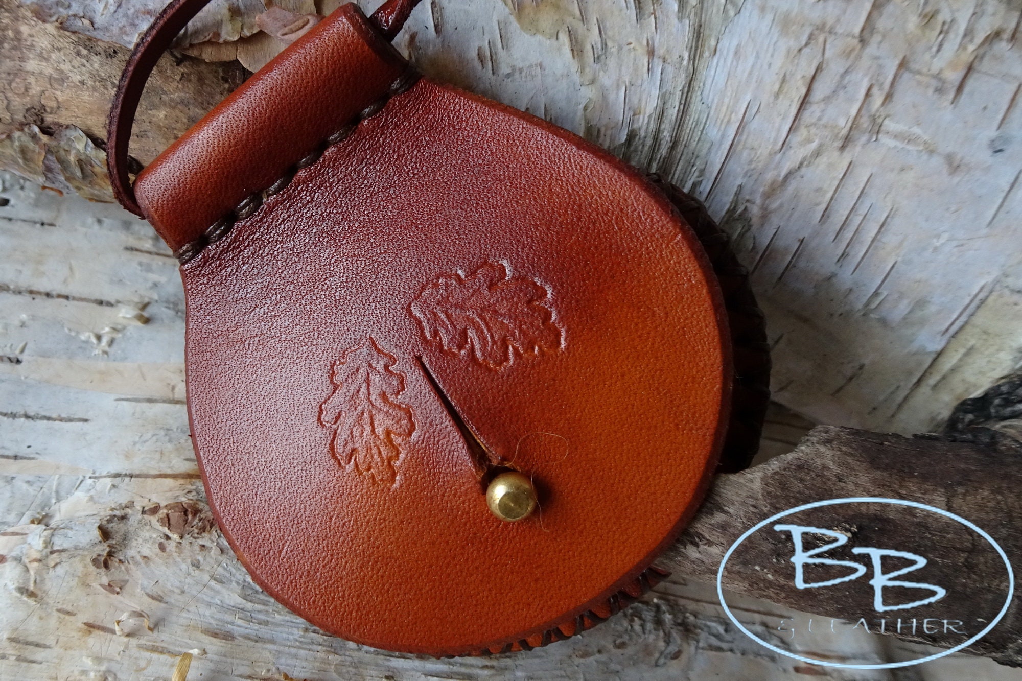 Hand-crafted Leather Tinder Neck Pouch With Mini Tinderbox for Flint ...