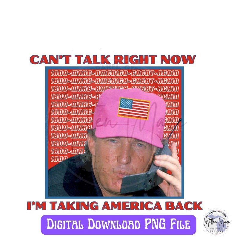 Taking Back America Trump PNG Trump Pink Hat MAGA Trump 2024 - Etsy