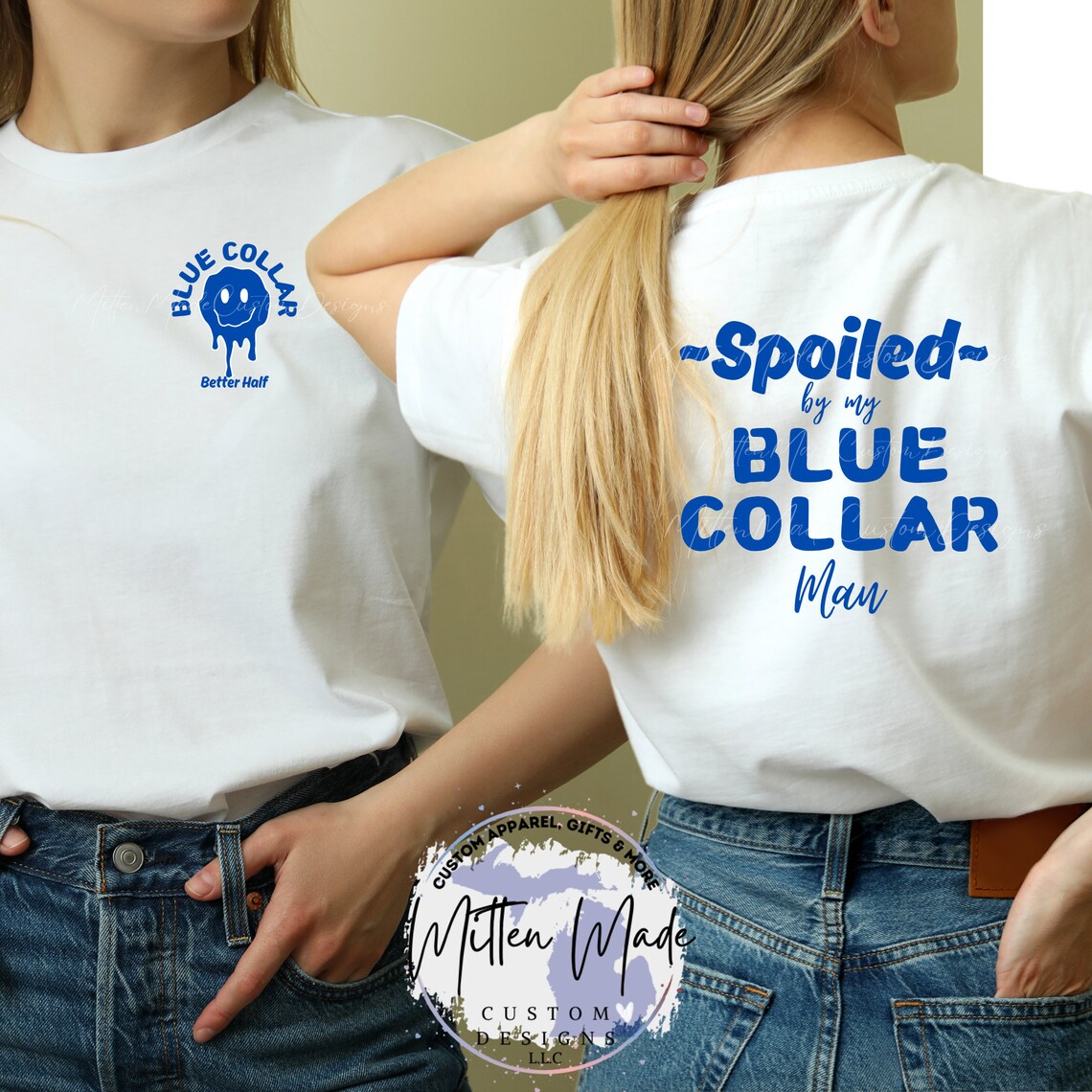 Blue Collar Better Half PNG-SVG | Digital Download | Blue Collar Wife ...