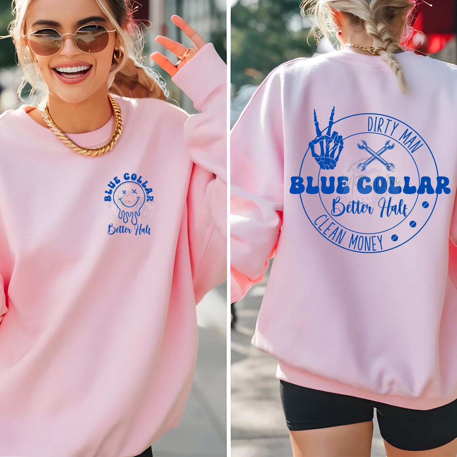 Blue Collar Better Half PNG | Digital Download | Blue Collar Life ...