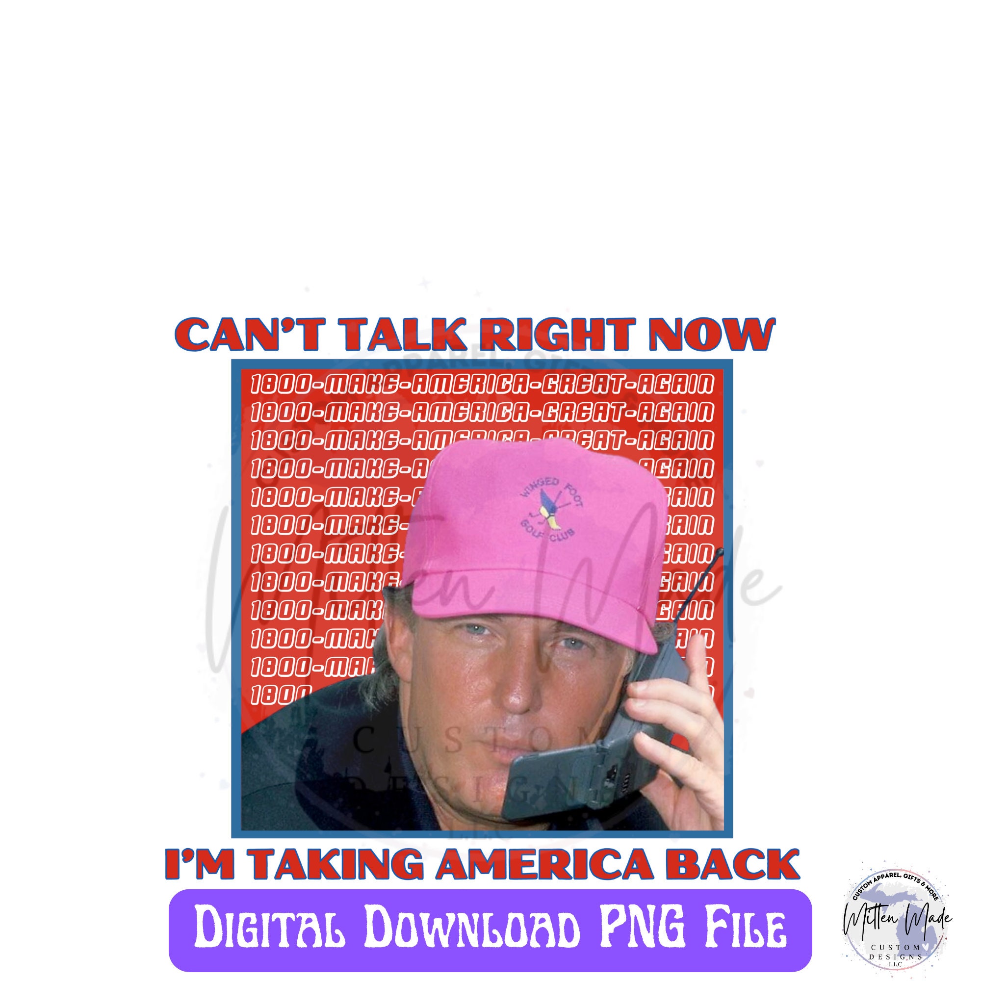 Taking Back America Trump PNG Trump Pink Hat MAGA Trump 2024 - Etsy