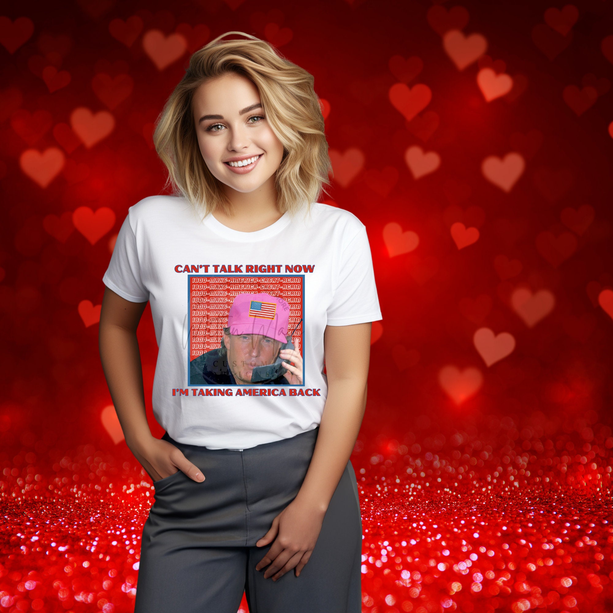 Taking Back America Trump PNG Trump Pink Hat MAGA Trump 2024 - Etsy