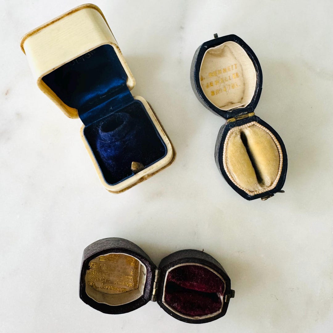 Vintage Ring Boxes | Antique Ring Box | Antique Proposal Box ...
