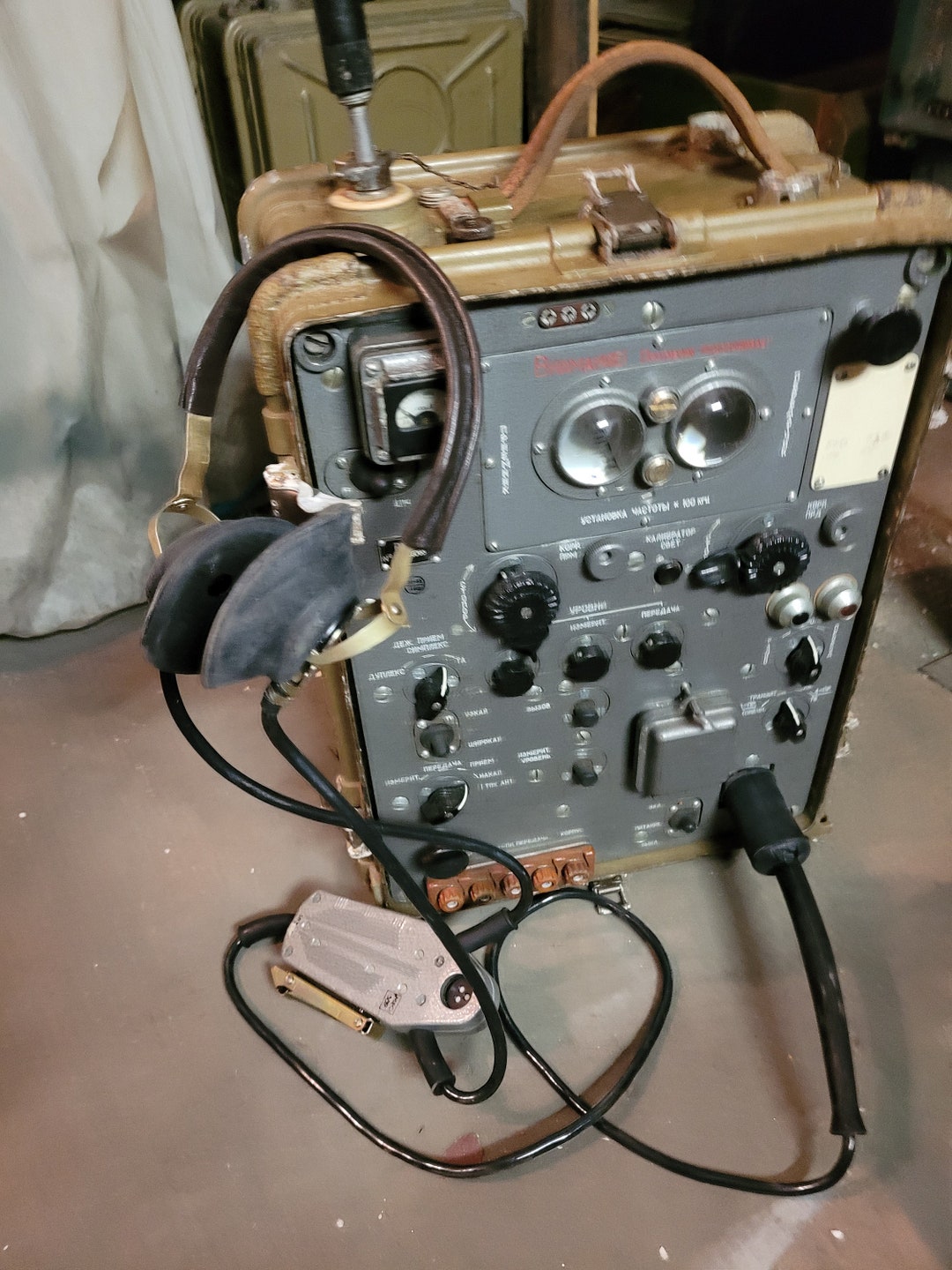 Soviet Military Full Duplex Radio R-407 - Etsy