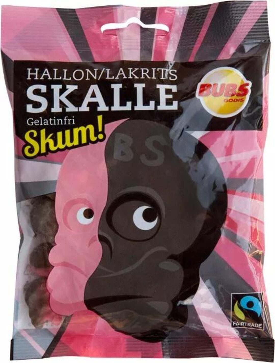 2x90g Hallon/lakrits Skalle Skum Bubs SWEDISH Candy Bags *vegan - Etsy