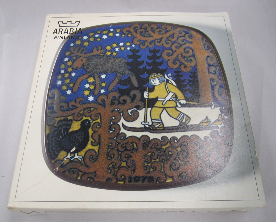 Vuosilautanen 1978 With Box Arabia Finland KALEVALA Series Collectible ...