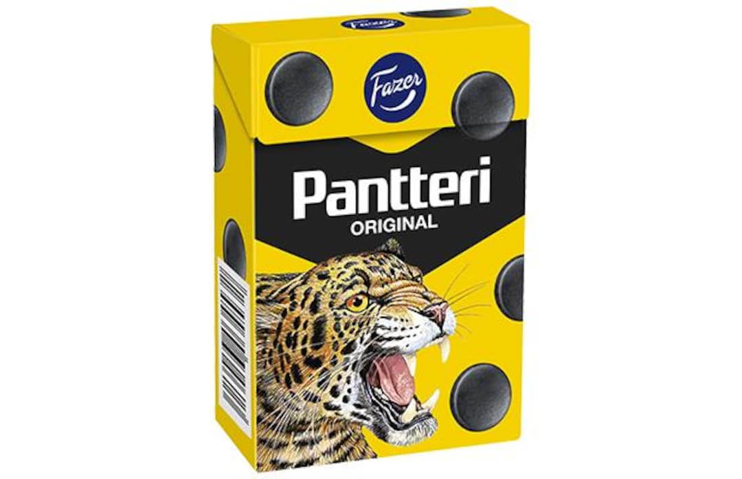 4x70g Pantteri Original Salty Liquorice Pastilles FAZER Finland - Etsy