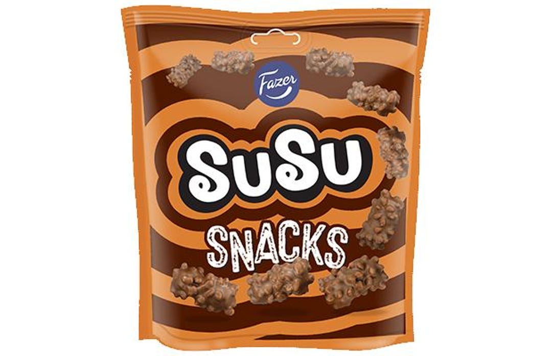160g Susu Snacks Candy Bag FAZER Finland *vegan - Etsy