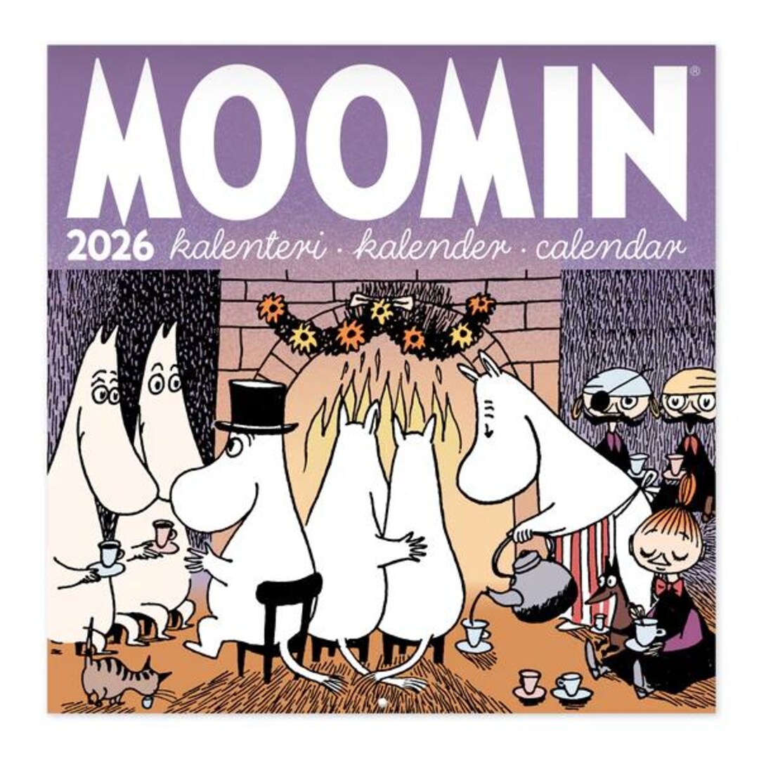 20x20cm Moomin Paper Wall Calendar 2026 7.87x7.87 Inch Putinki - Etsy