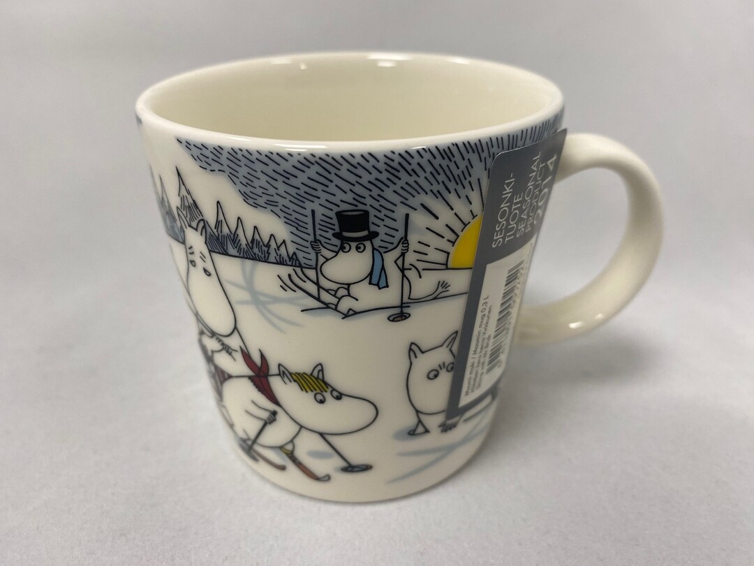 Moomin Mug Skiing With Mr. Brisk *NEW - Etsy