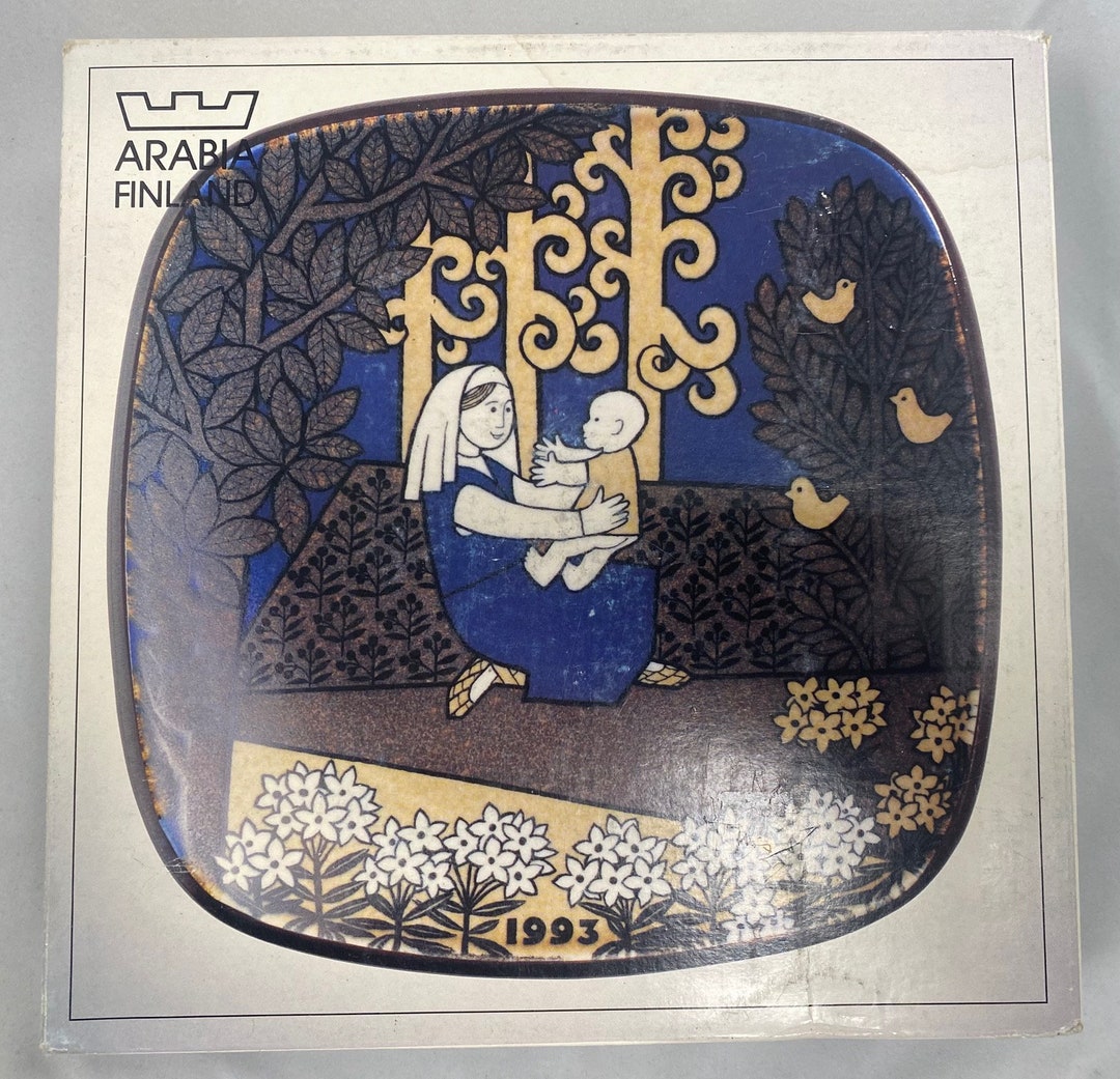 Vuosilautanen 1993 With Box Arabia Finland KALEVALA Series Collectible ...