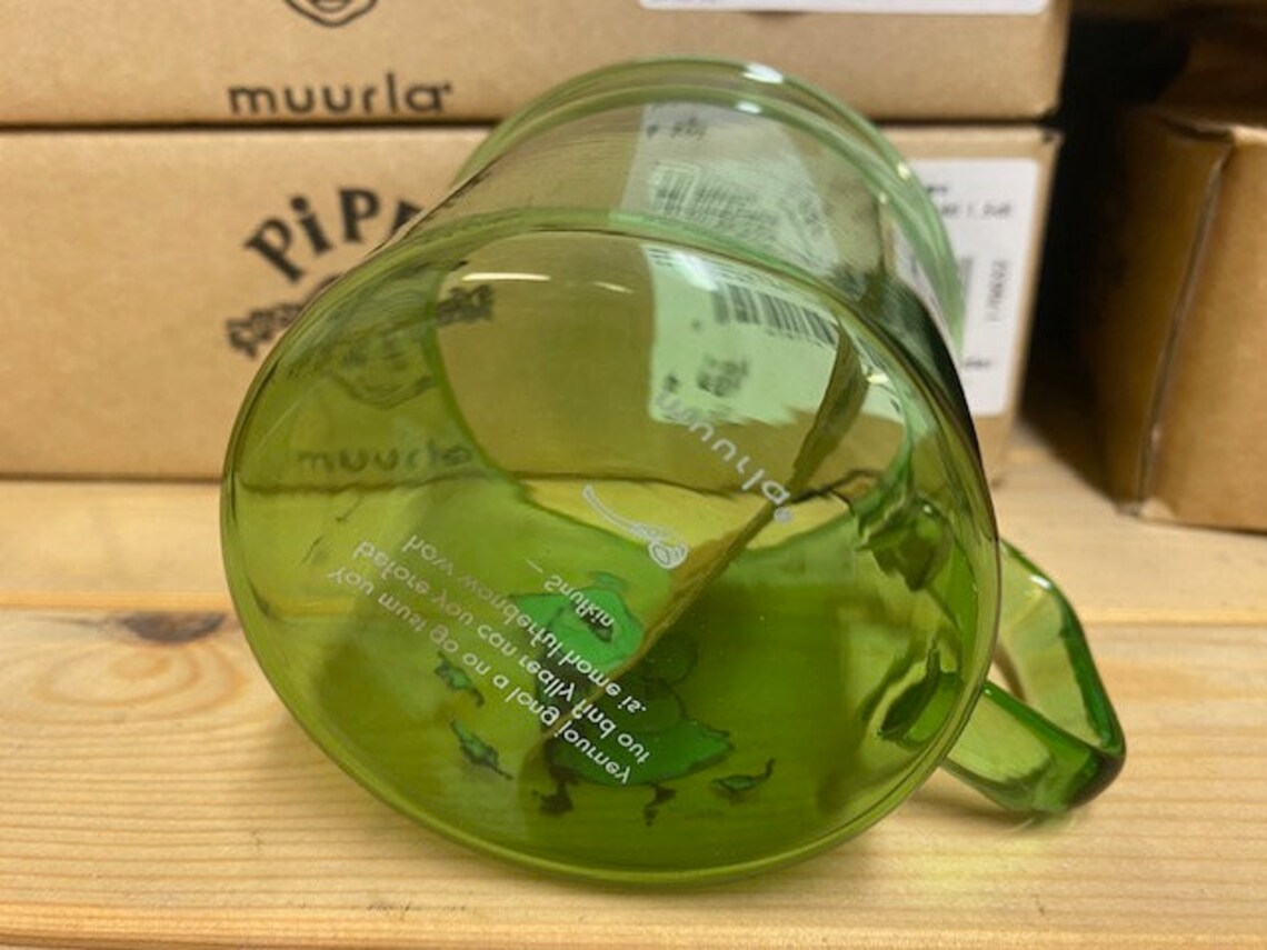 3,5dl Snufkin Moomin Glass Mug Moomin - Etsy