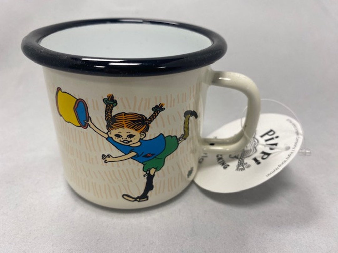 Pippi the Snirkle Hunt Enamel Mug 2.5dl Muurla - Etsy