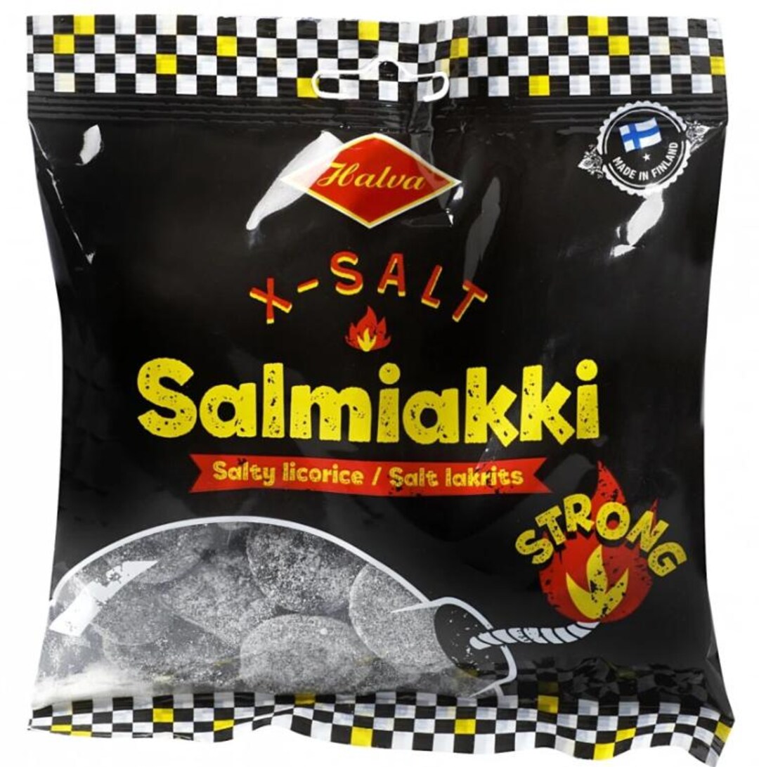 2x160g X-salt Salmic HALVA Finnish Candy Bags - Etsy
