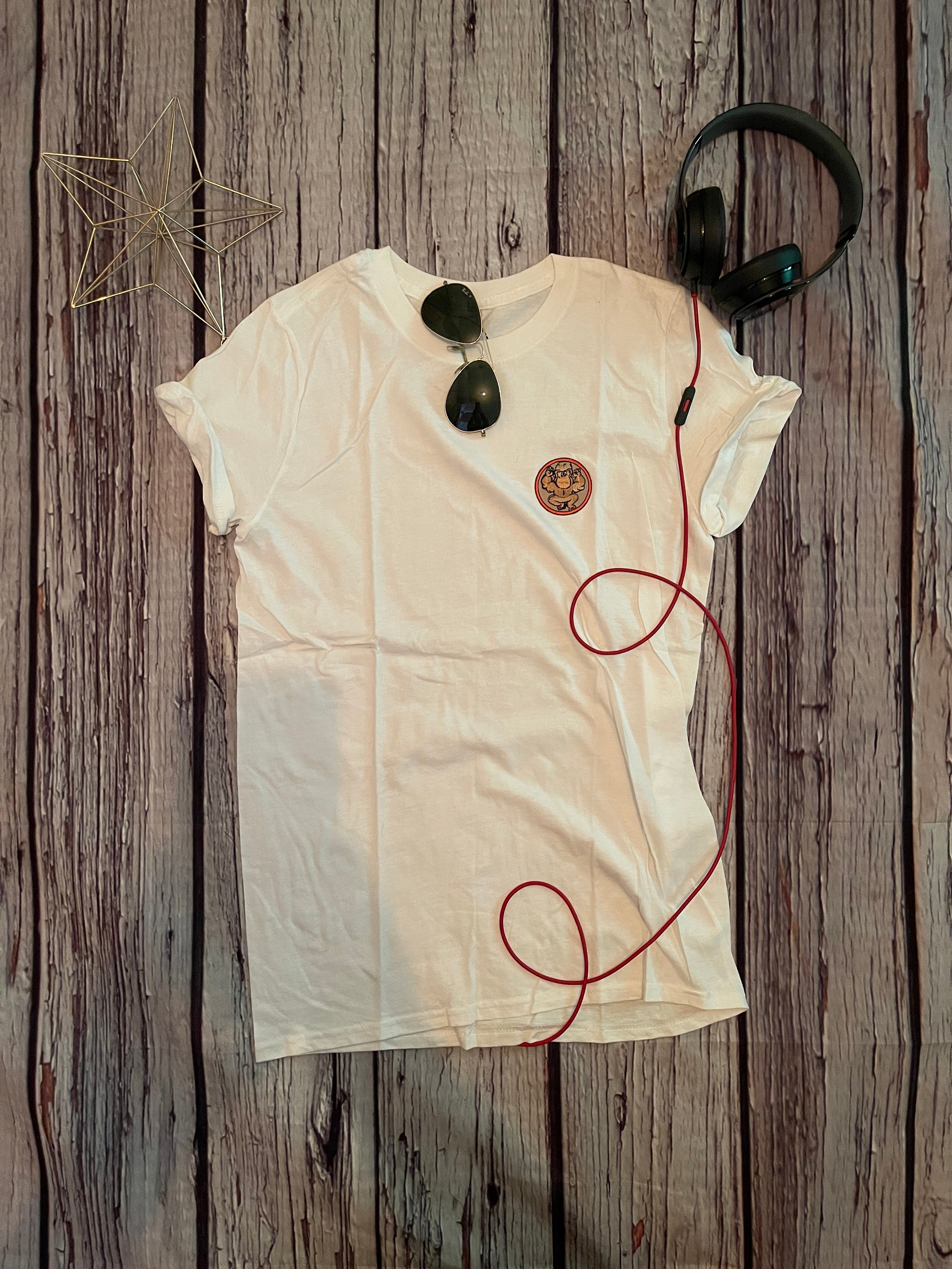 HomosapiAn logo original ape tee in white/graphite/black unisex - Etsy ...