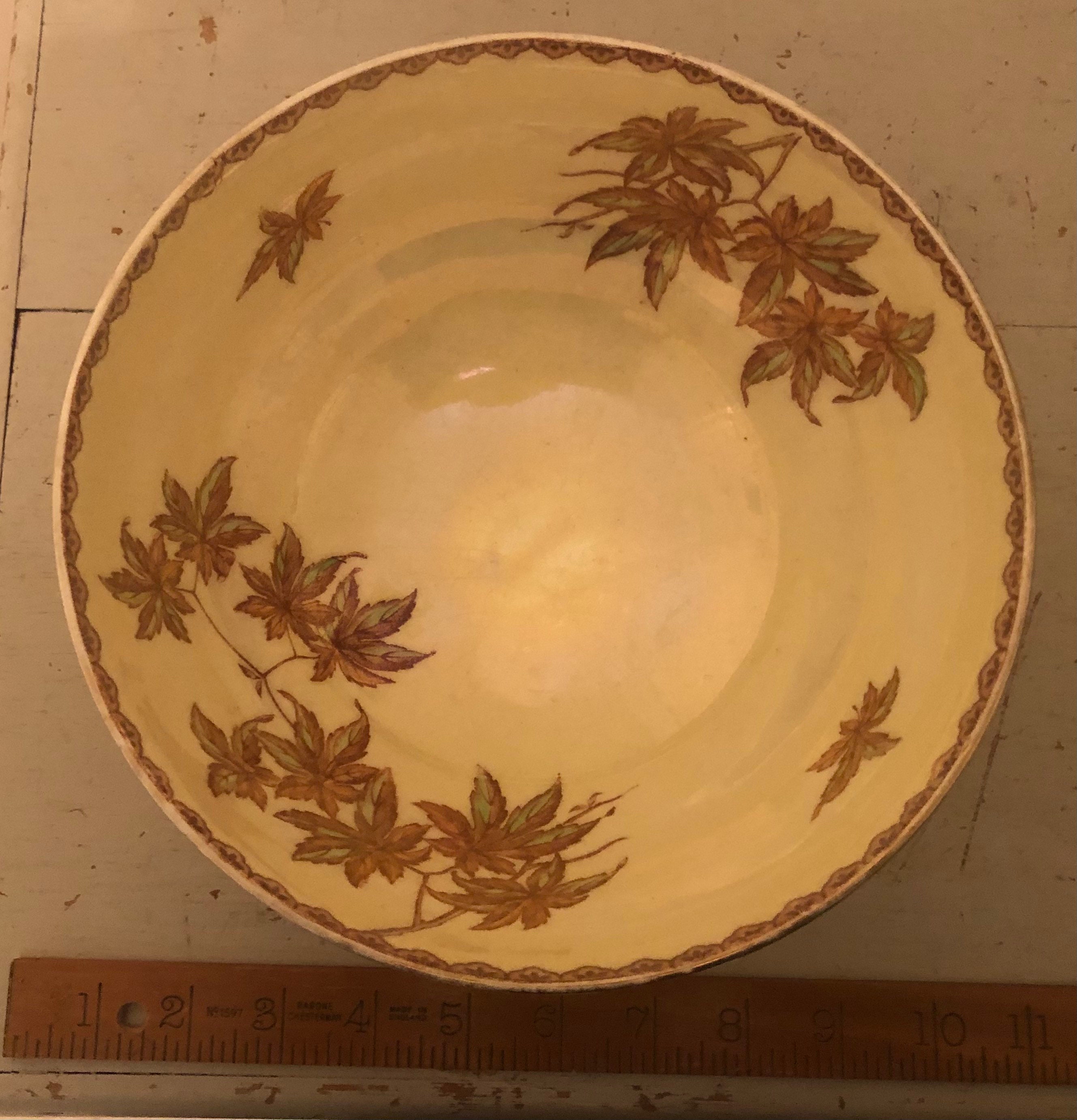 Vintage Maling Lustre Ware Golden Spray Bowl | Etsy