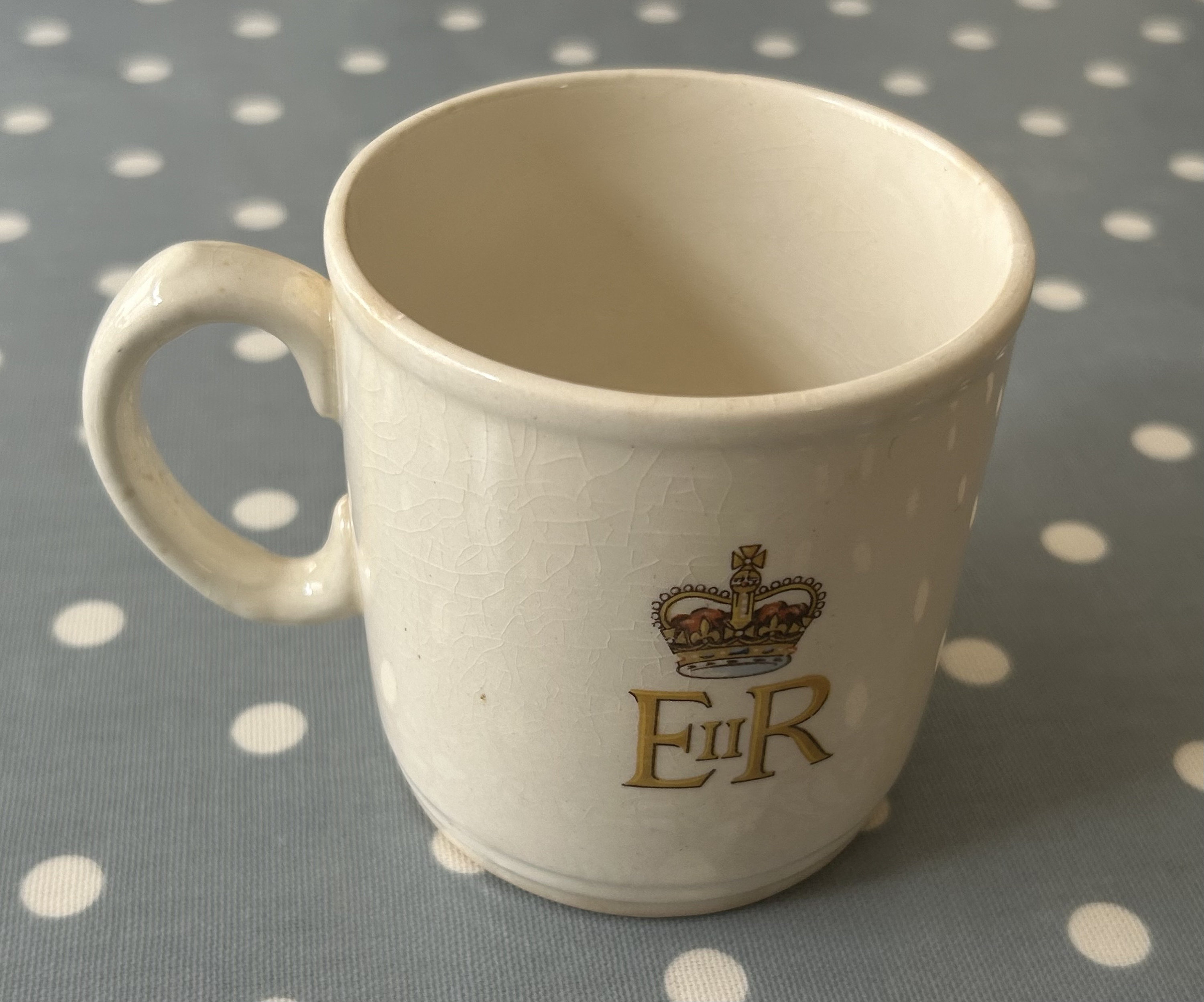 1953 Meakin Official Design Coronation Queen Elizabeth II Cup - Etsy
