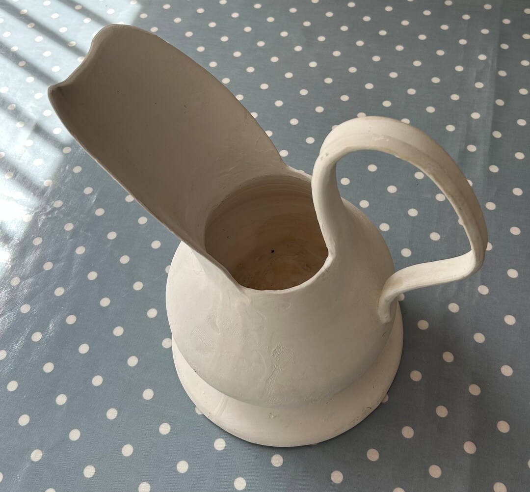 Rustic Studio Pottery Unglazed Jug by Nichaeltta - Etsy