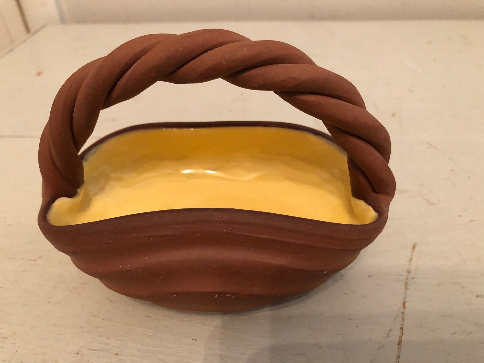 Red Clay Basket by C. H. Brannam England | Etsy