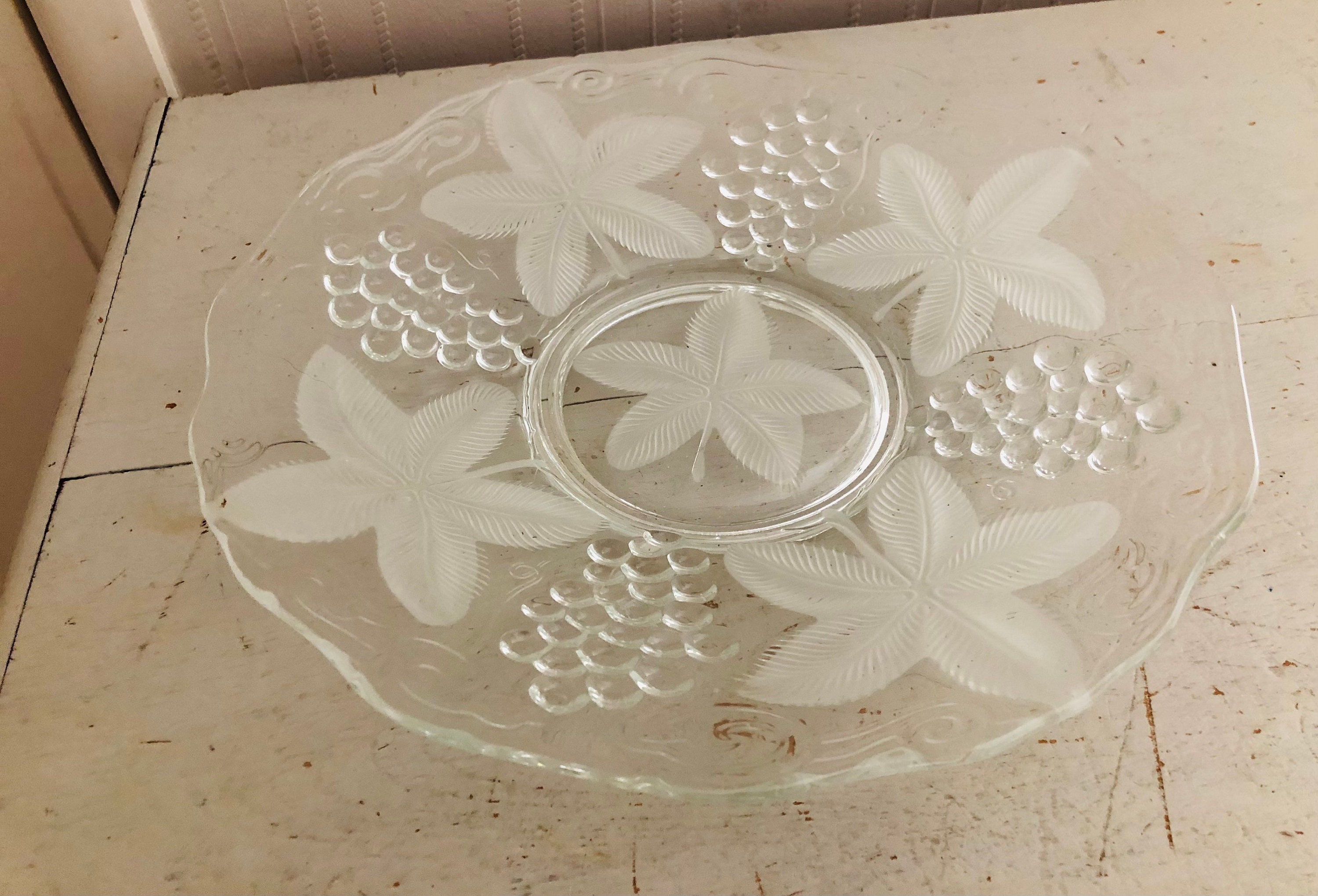 Vintage Soga Japanese Glass Platter Mid Century | Etsy
