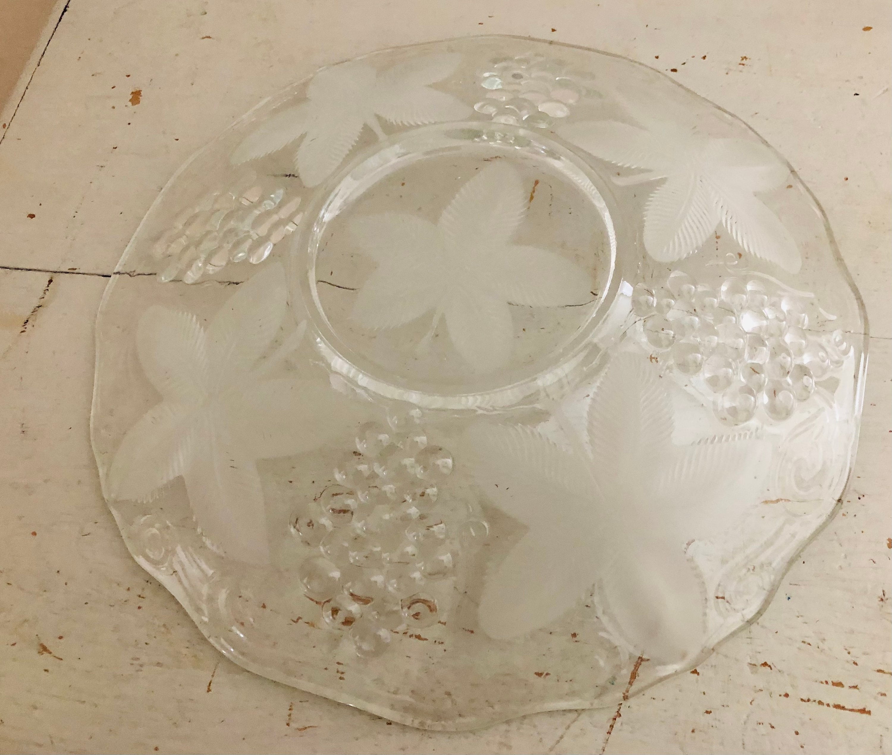 Vintage Soga Japanese Glass Platter Mid Century | Etsy